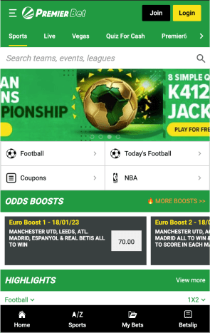 Premier bet (SBA) Uganda